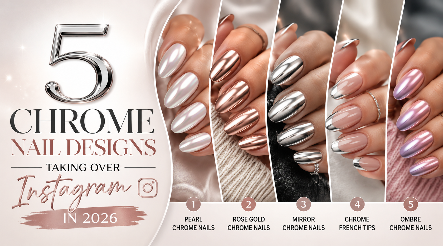 5 Chrome Nail Designs Taking Over Instagram in 2026