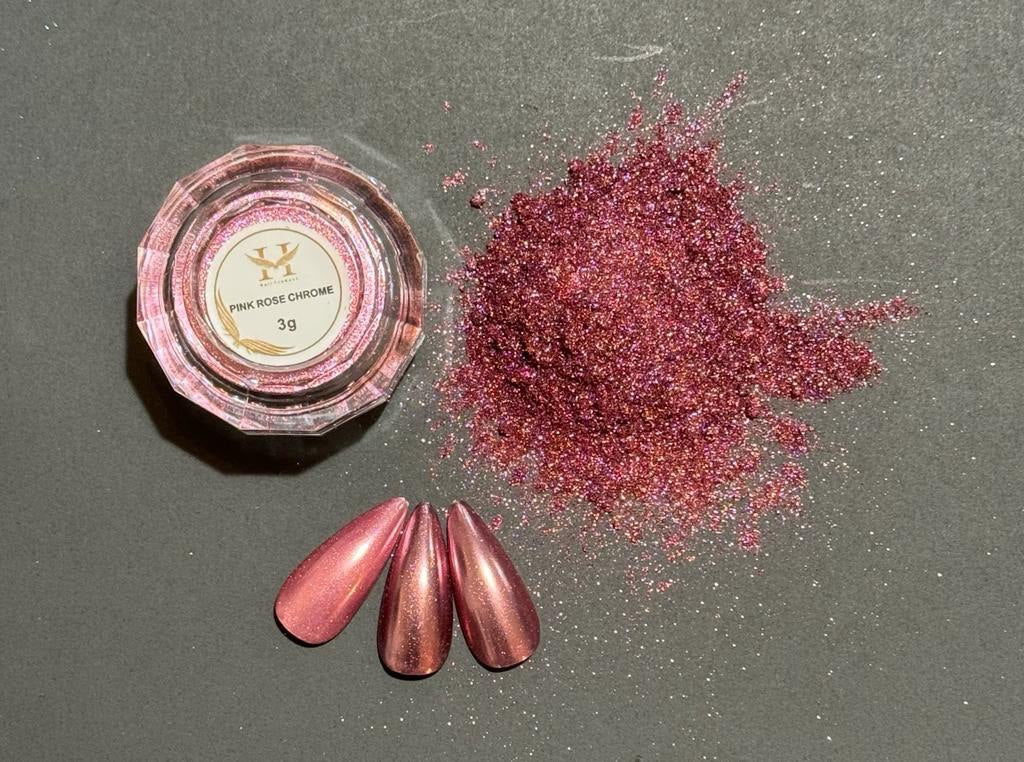 Hang - New Chrome Effects Powder Pink Rose #09 - 3g