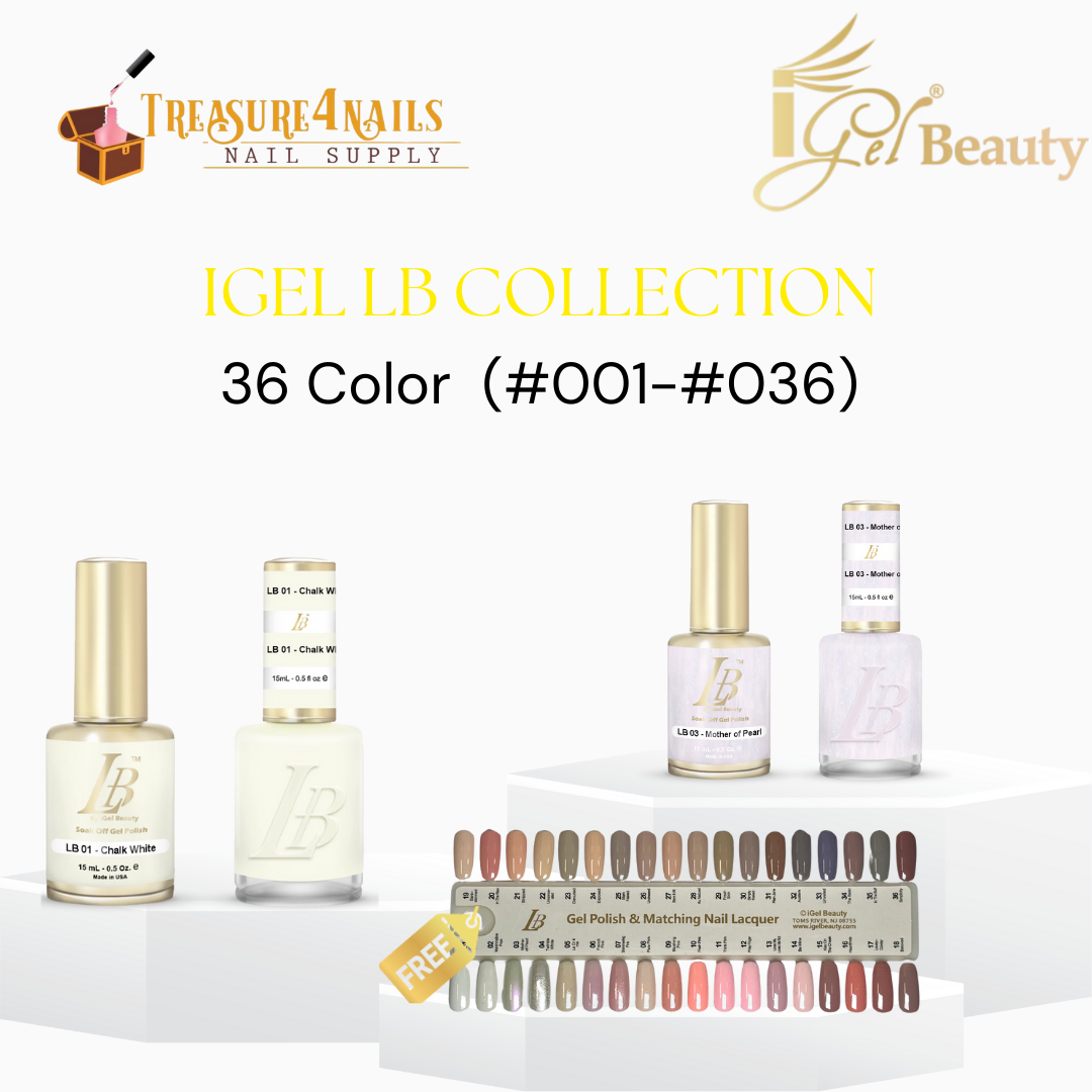 iGel LB Collection Duo Matching Color Full Set of 36 colors - $5.5/eac