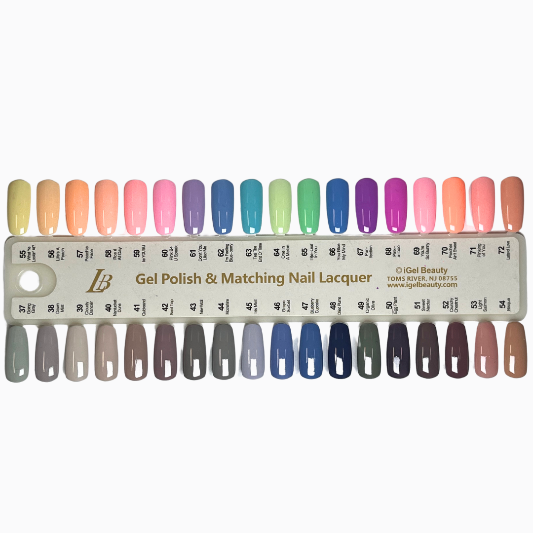 iGel LB Collection Duo Matching Color colors #LB037-#LB072