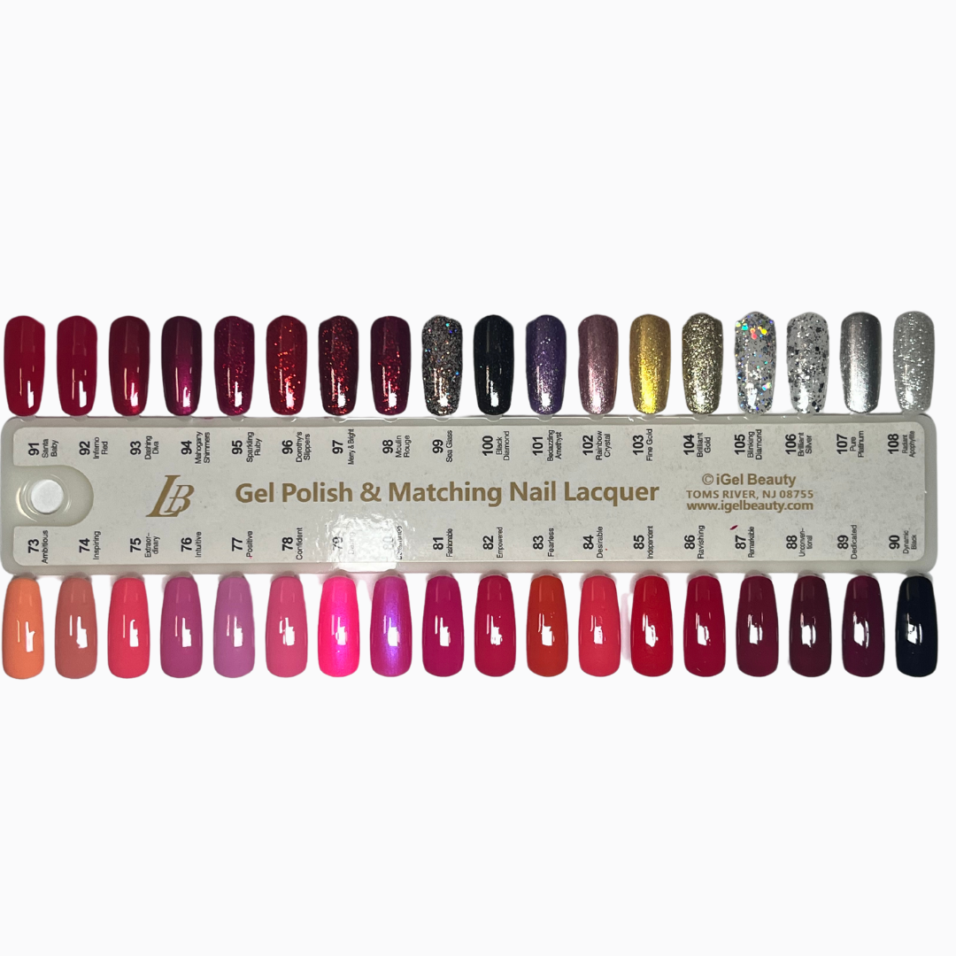 iGel LB Collection Duo Matching Color colors #LB073-#LB108