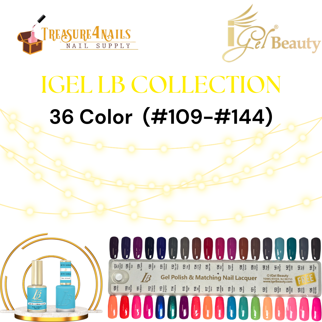 iGel LB Collection Duo Matching Color Full Set of 36 colors - $5.5/eac
